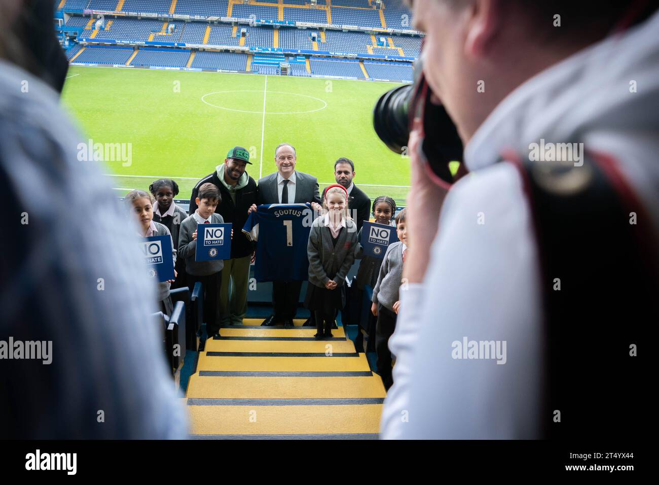 Chelsea FC captain Reece James and the husband of US Vice President ...