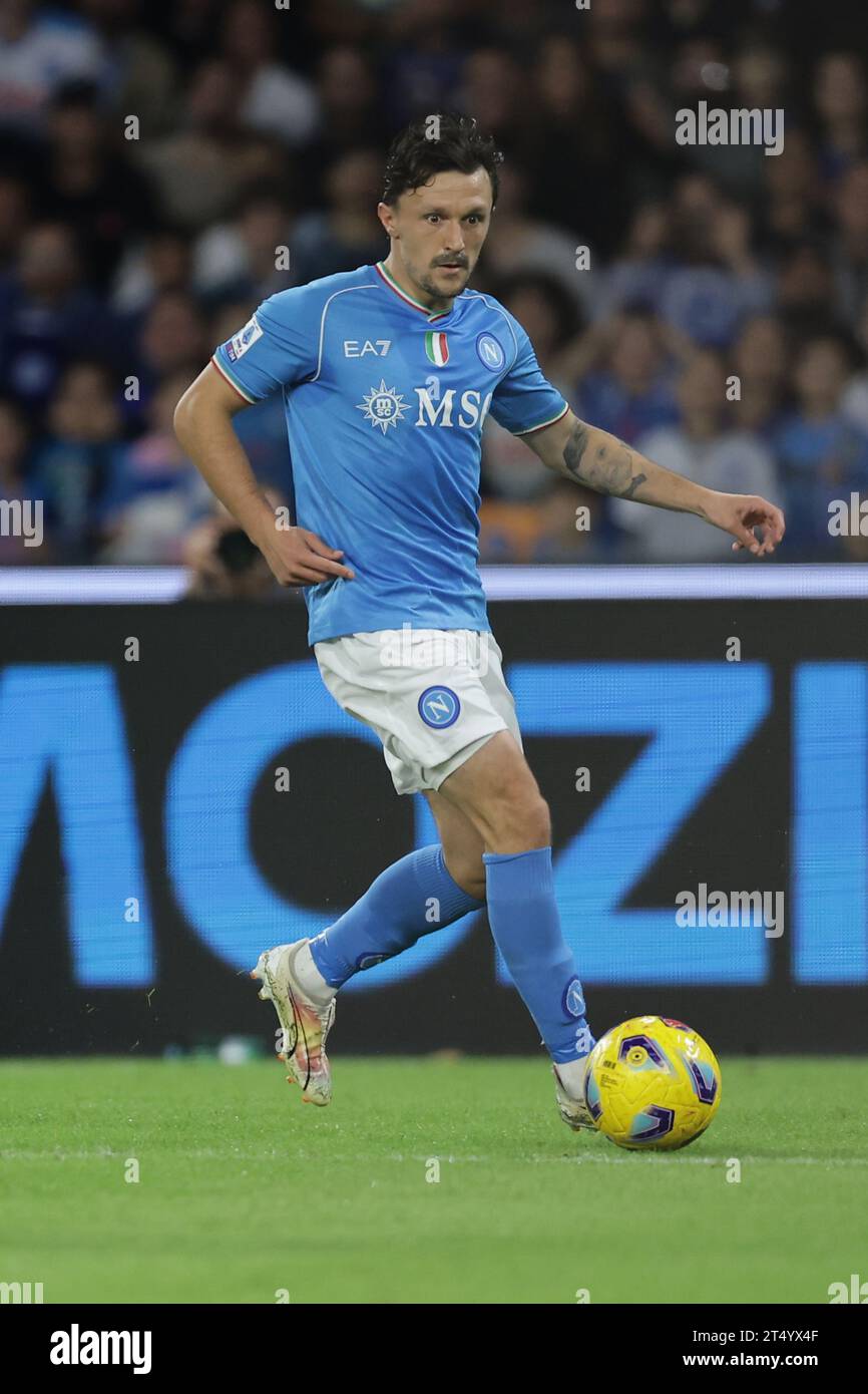 Naples, Italy. 29th Oct, 2023. SSC Napoli's Portuguese defender Mario ...