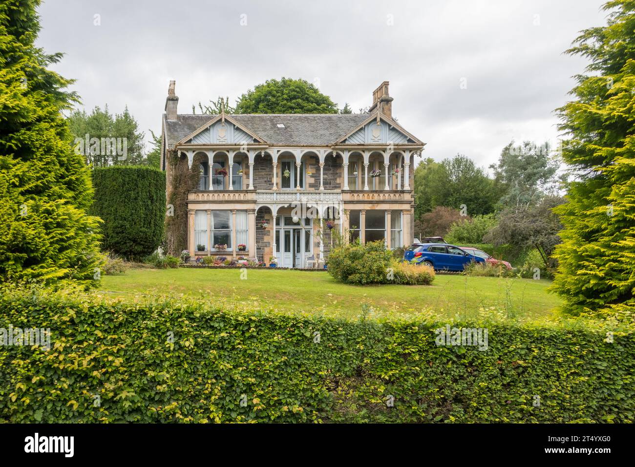 Old manor in Strahpeller, Scotland, UK Stock Photo - Alamy