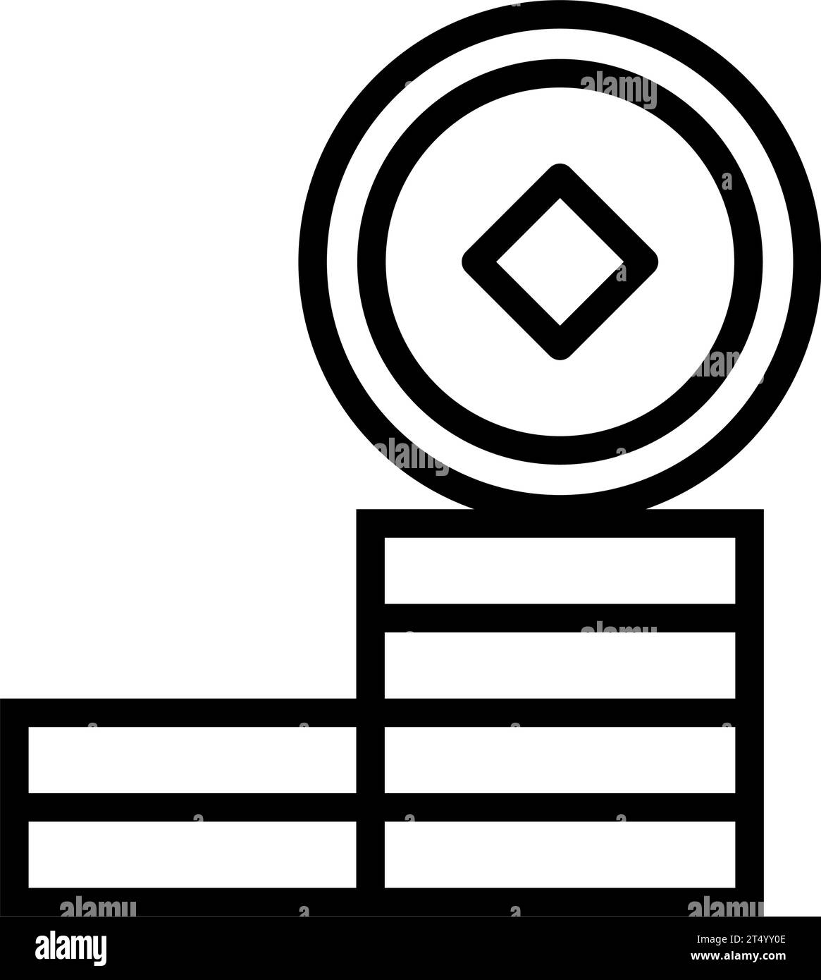 chinese coins icon Stock Vector Image & Art - Alamy