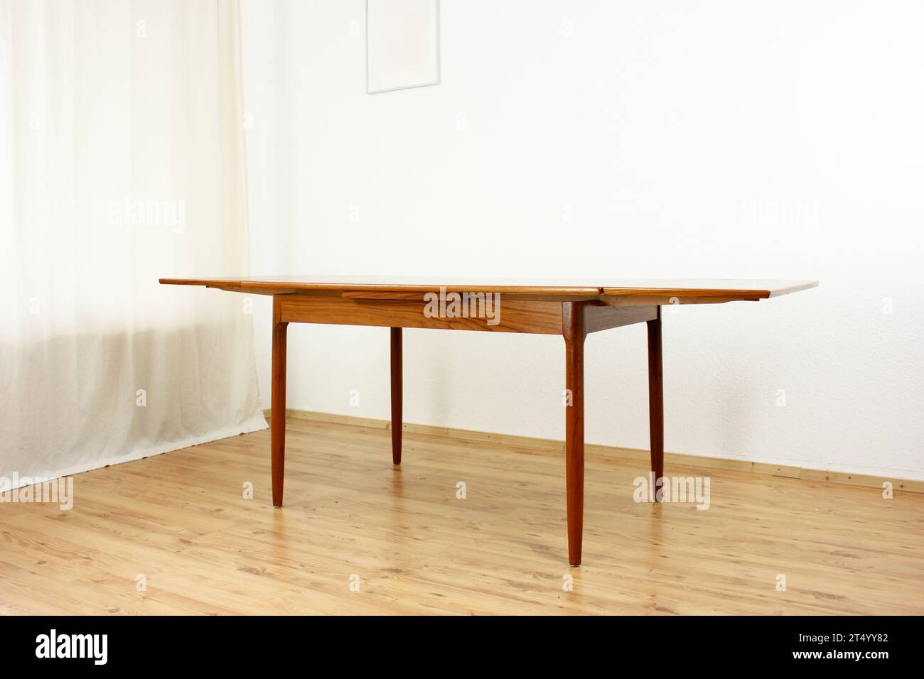 A Mid Century Teak Dining Table with four chairs from the 50s 60s ...
