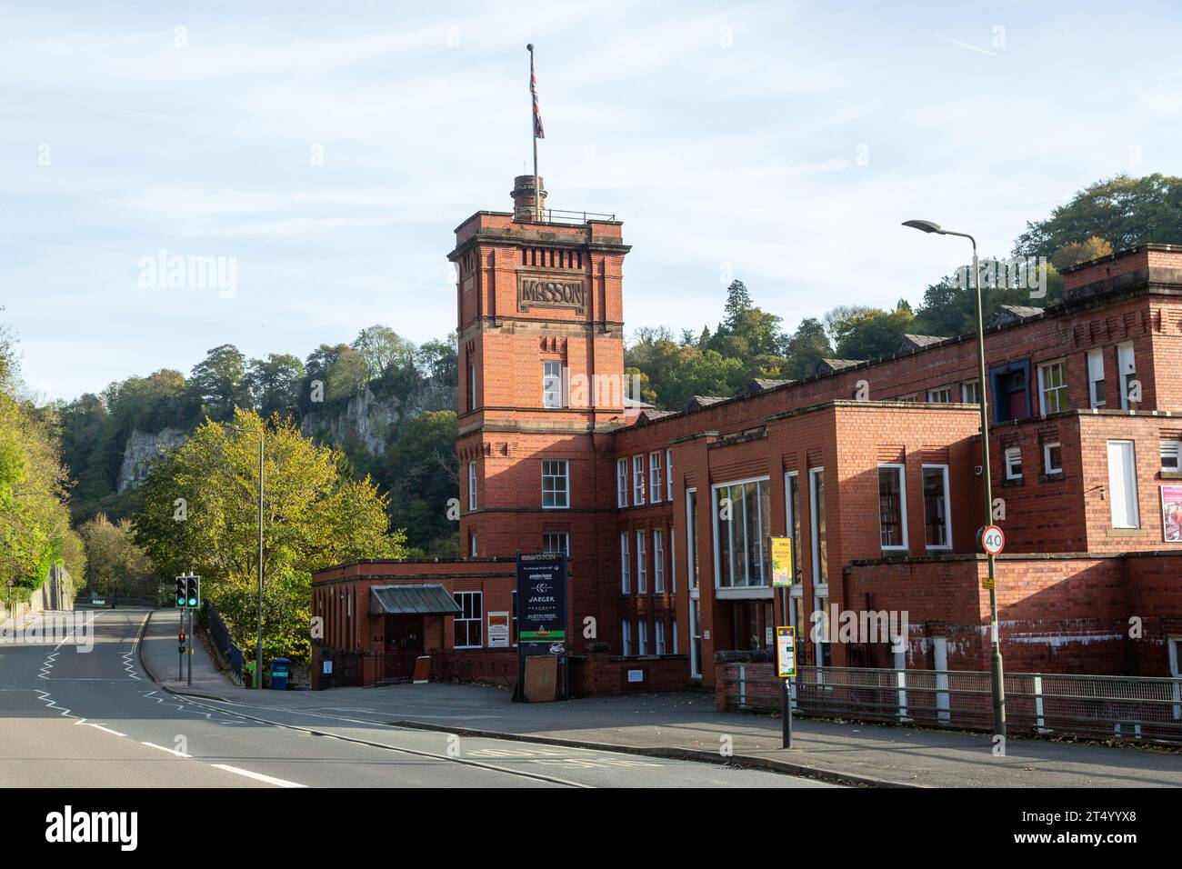 Masson Mills, Richard Arkwright's 1783 cotton mill with a working ...