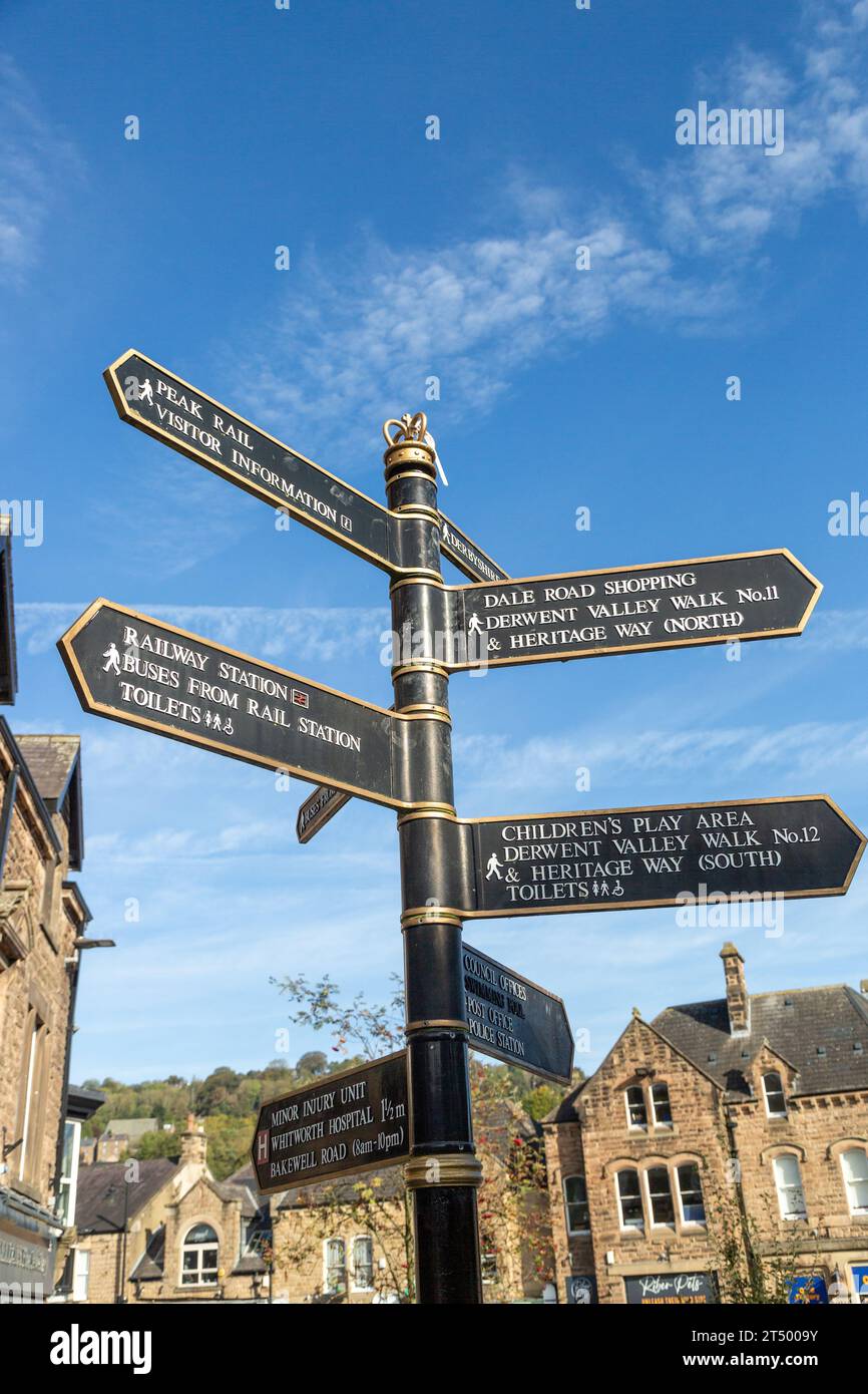 Matlock sign hi-res stock photography and images - Alamy