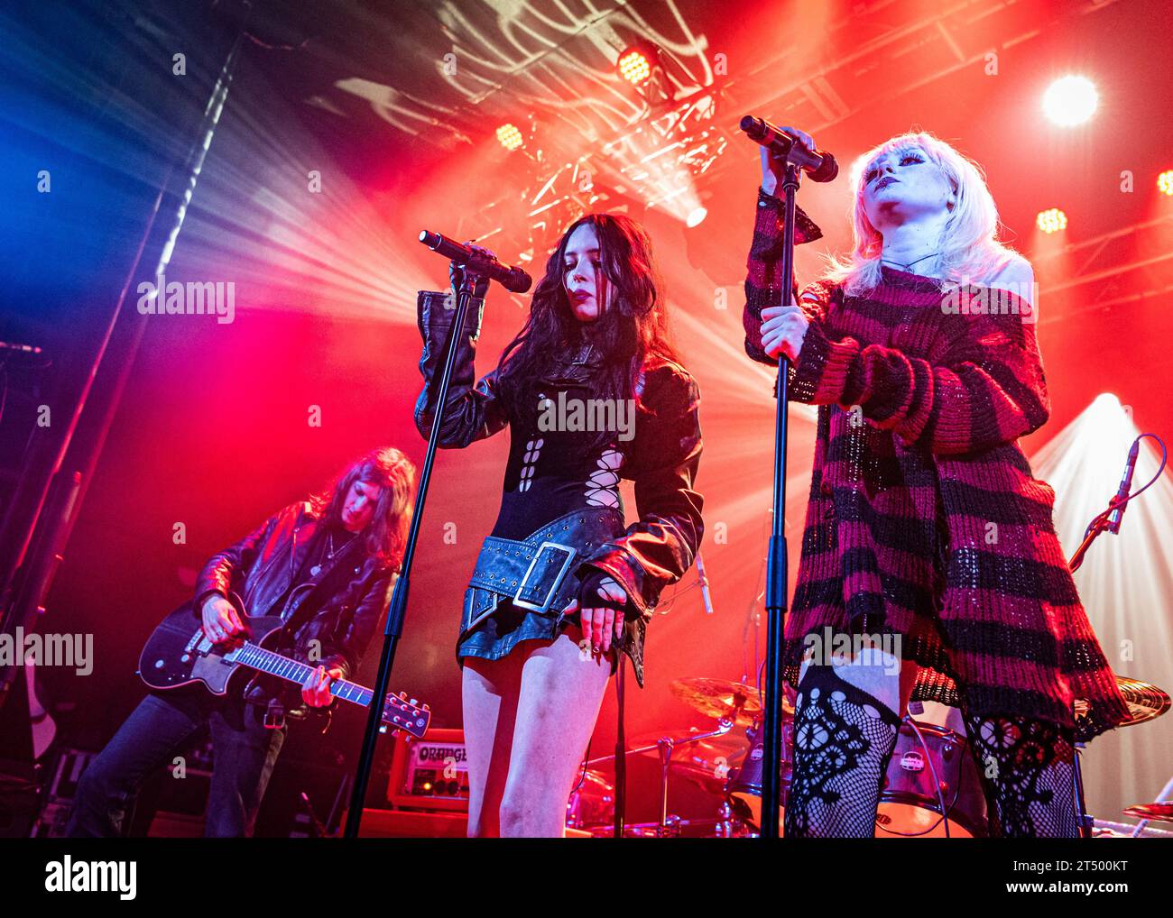 Raven Numan and Perisia Numan on stage at Camden's Electric Ballroom ...