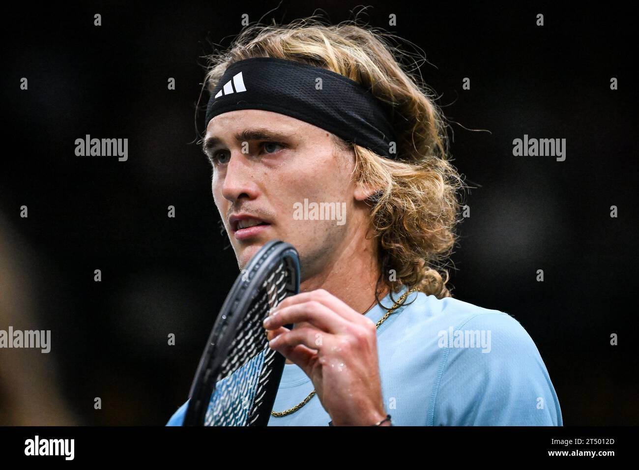 Paris, France, France. 2nd Nov, 2023. Alexander ZVEREV of Germany during the day four of the ...
