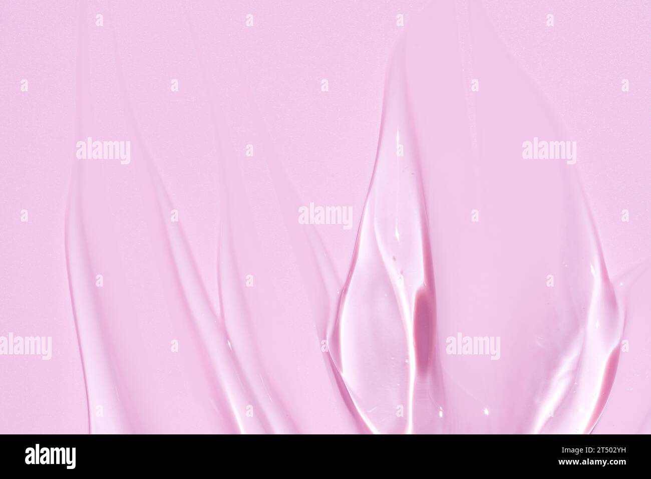 Jelly texture. cosmetic cream stroke, face care gel. transparent gel ...