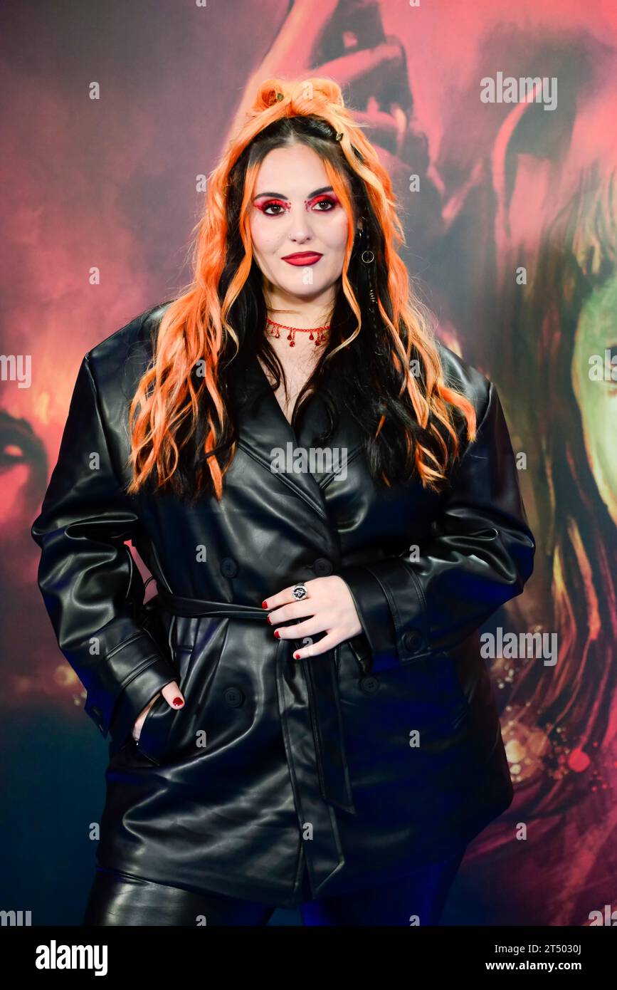 Andrea Compton attended the premiere of the series, Romancero, at the ...