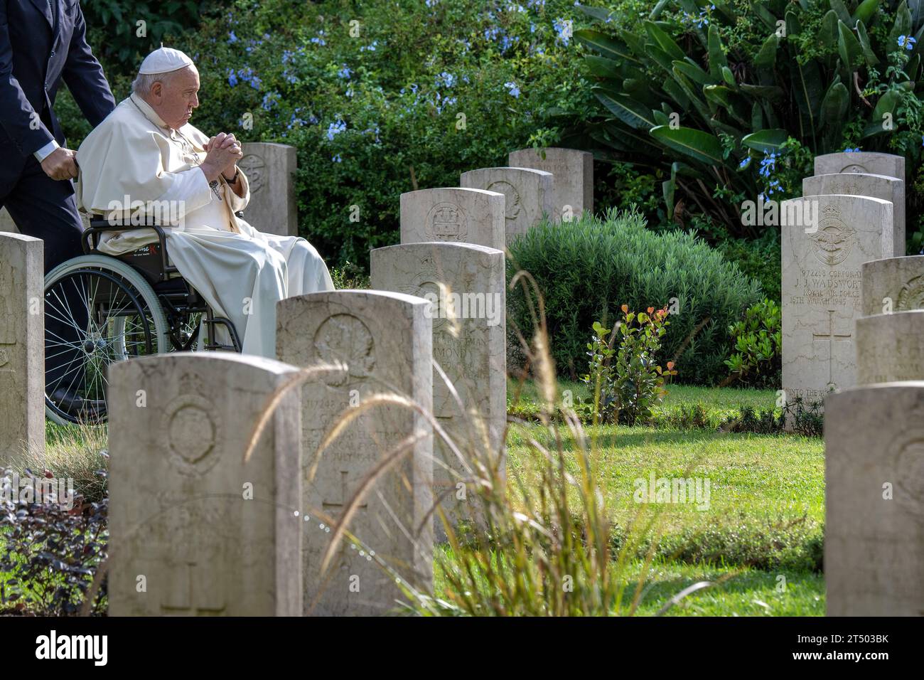 Rome, Italy. 02nd Nov, 2023. ROME, ITALY - NOVEMBER 02: Pope Francis ...