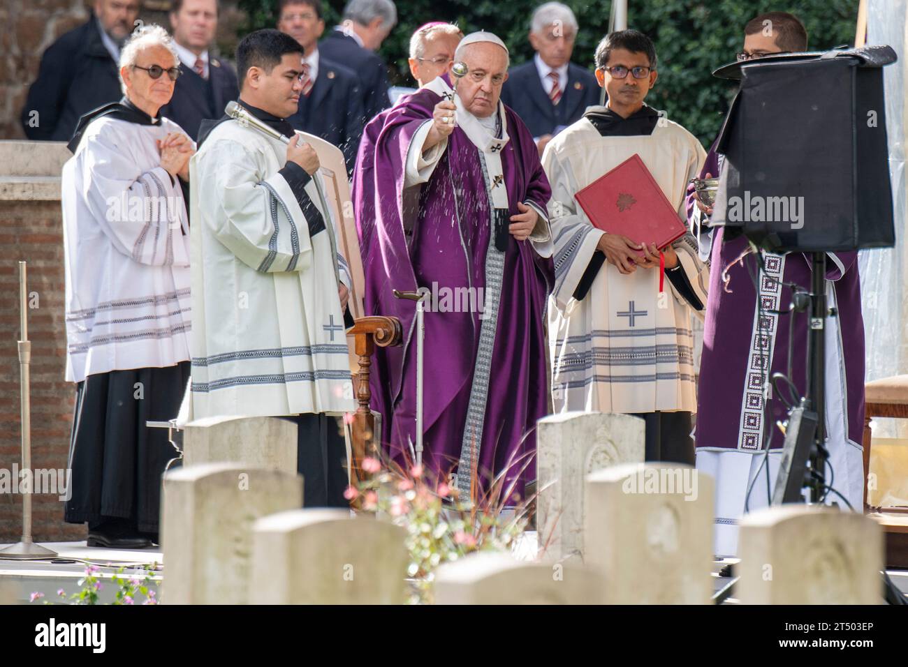 Rome, Italy. 02nd Nov, 2023. ROME, ITALY - NOVEMBER 02: Pope Francis ...