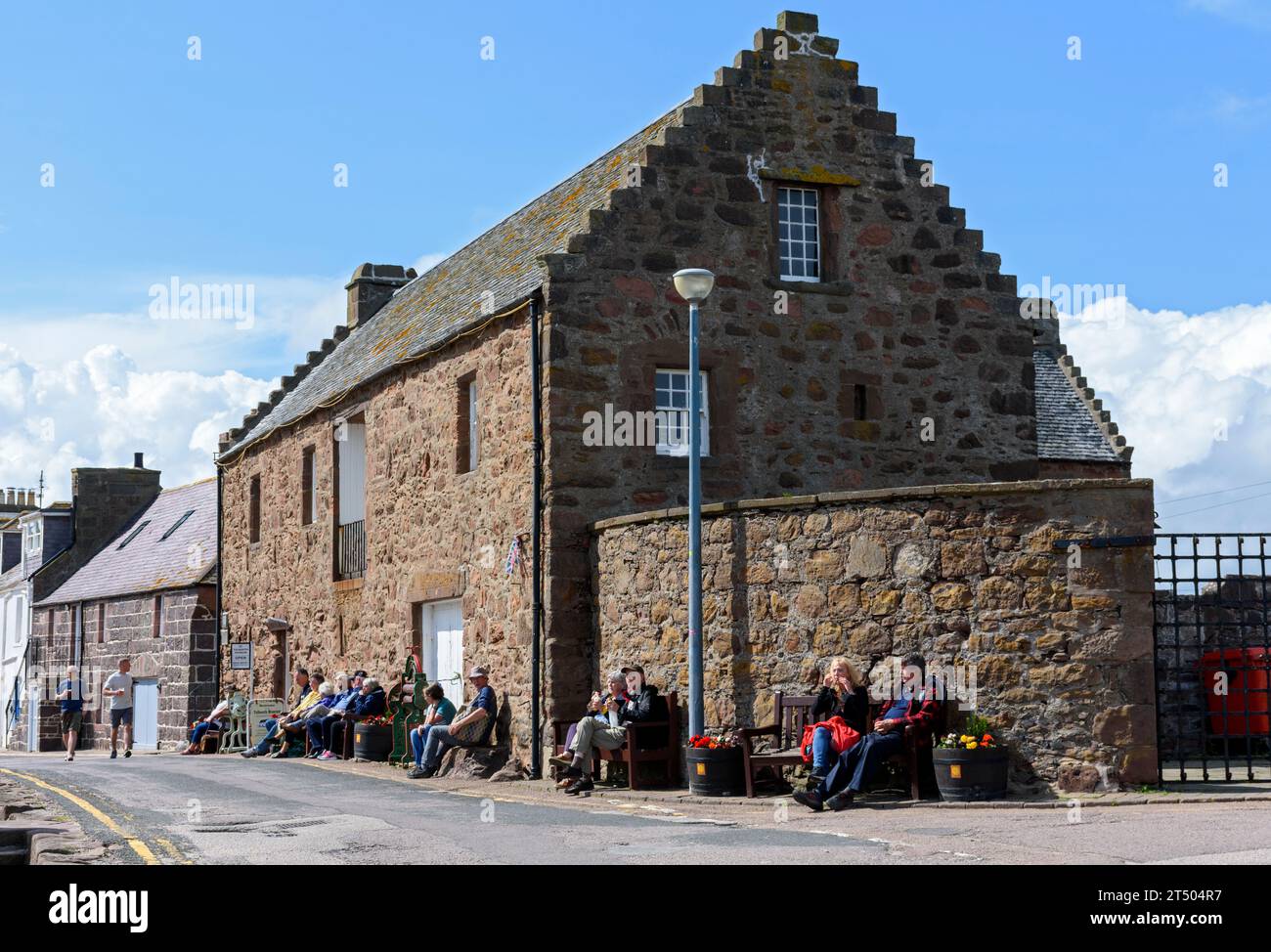 The late 16th century Tolbooth building, originally a courthouse and ...