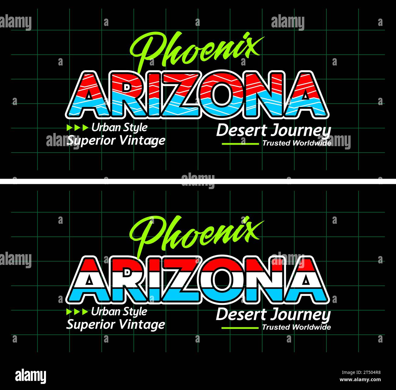 Arizona urban line lettering sports style vintage college, typography ...