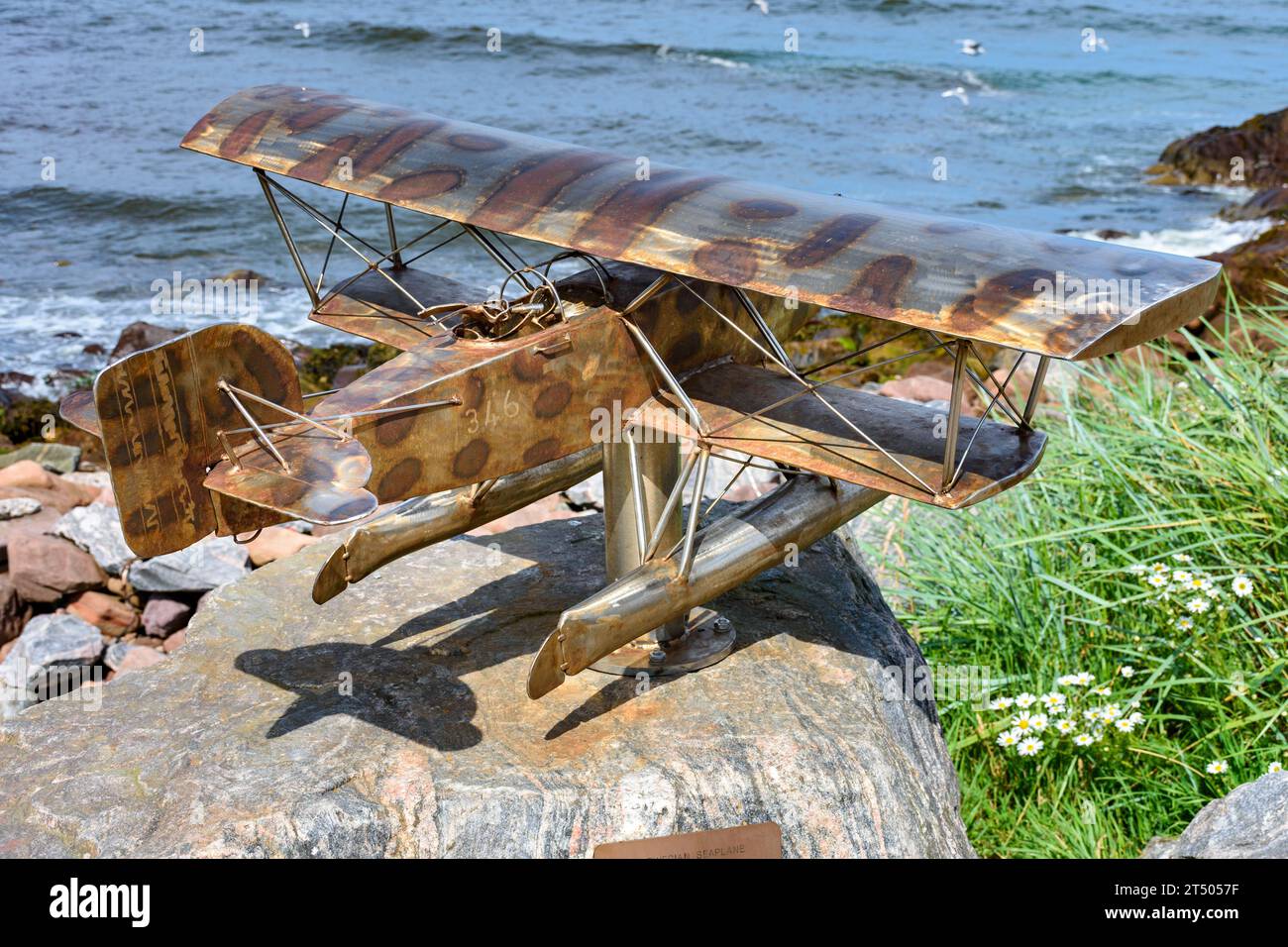 Norwegian seaplane type MF11, No. 346. A sculpture by Jim Malcolm ...