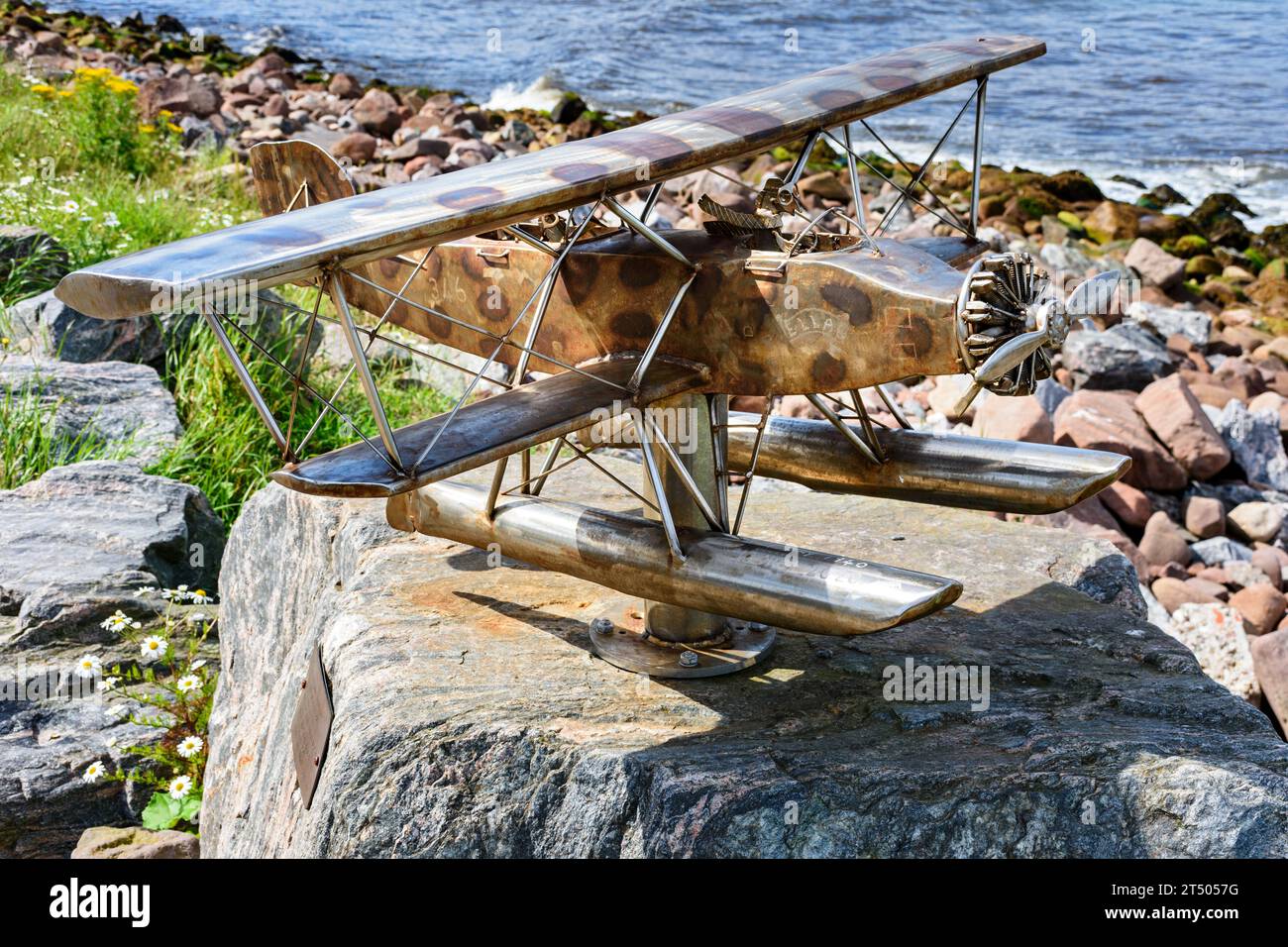 Norwegian seaplane type MF11, No. 346. A sculpture by Jim Malcolm ...