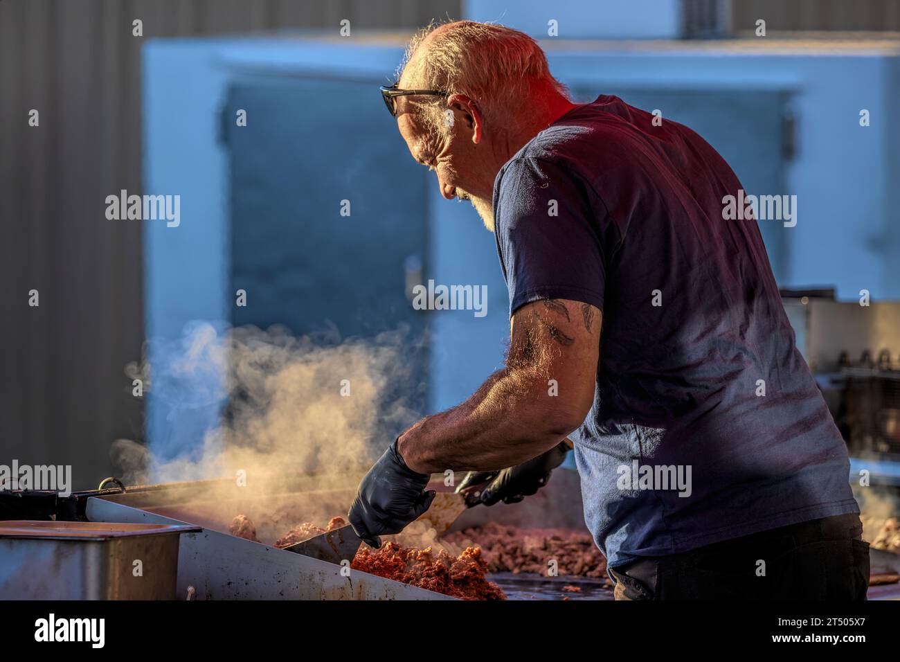 Grill man tee hi-res stock photography and images - Alamy