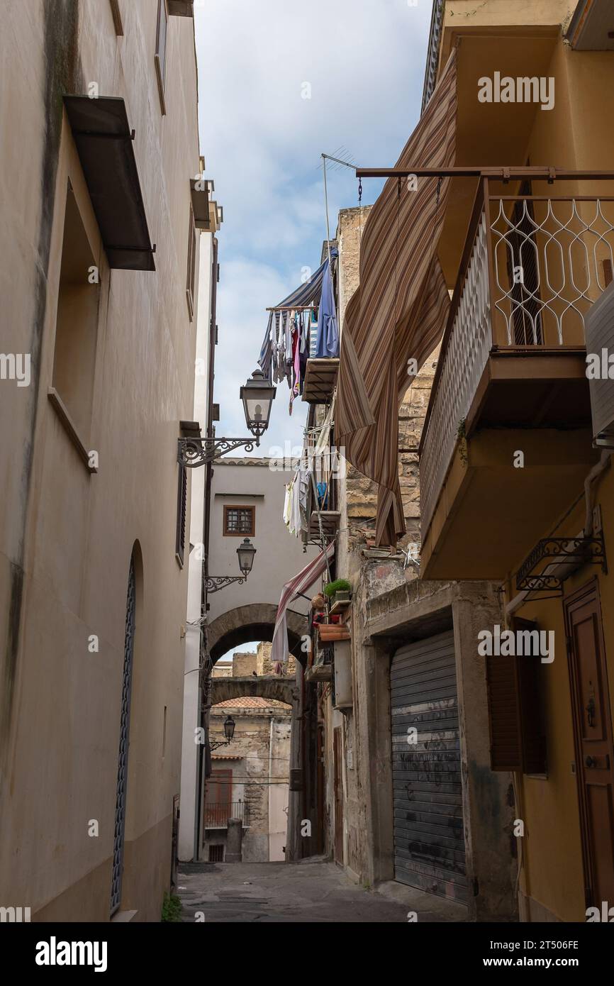 Palermo, Sicily, 2016. In the historic centre of the Sicilian capital ...