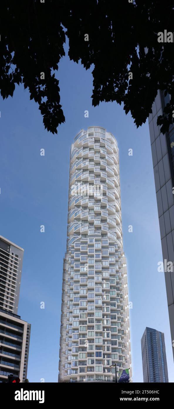 One Park Drive, a skyscraper block of apartments at Canary Wharf ...