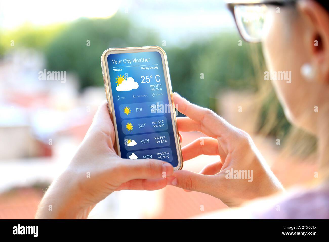 Weather meteorology app hi-res stock photography and images - Alamy