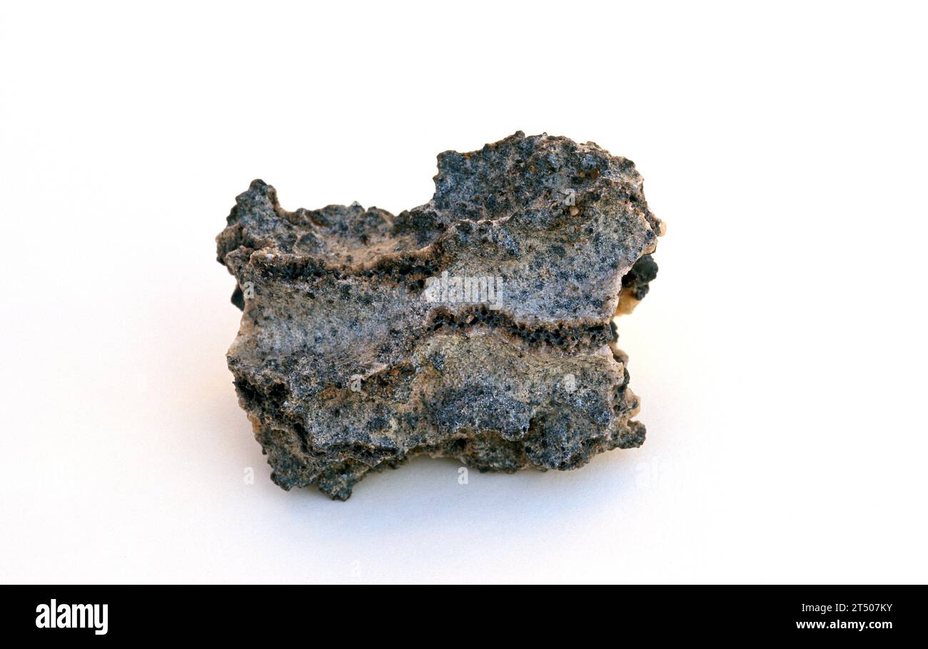 Fulgurite is a natural vitrified tube formed by lightning strikes on ...
