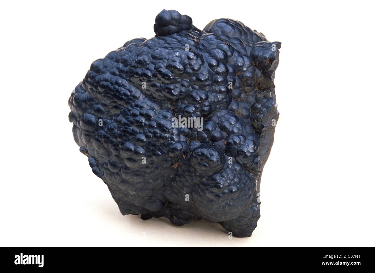 Goethite is an iron hydroxide mineral. Botryoidal sample Stock Photo ...