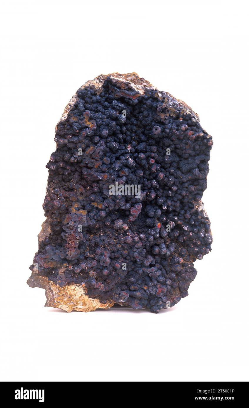 Hematite is an iron oxide mineral. Sample Stock Photo - Alamy