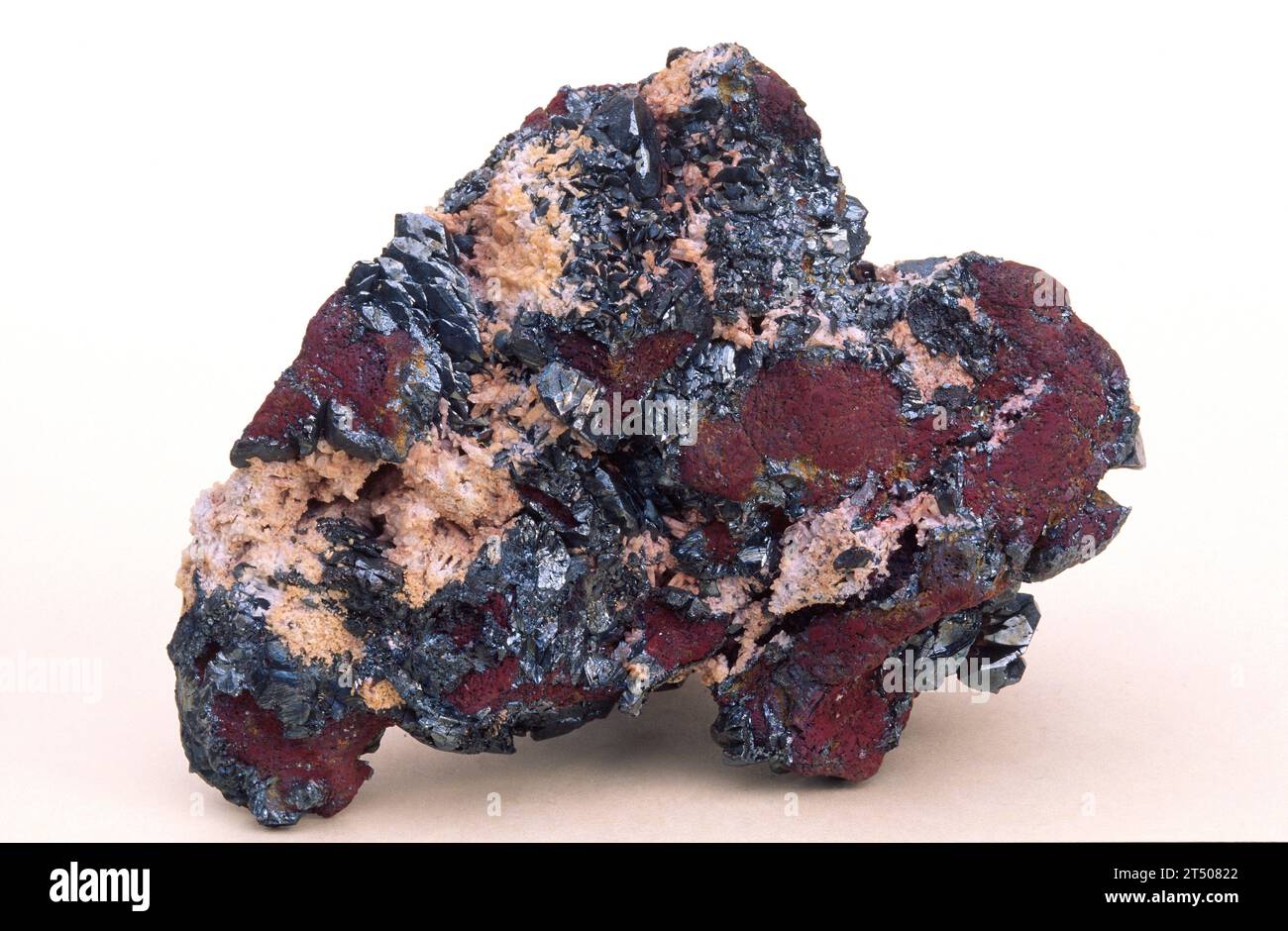 Hematite is an iron oxide mineral. Sample Stock Photo - Alamy