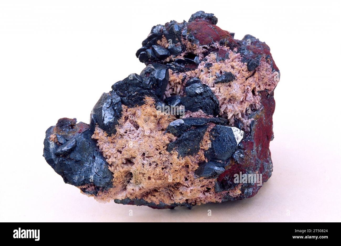 Hematite is an iron oxide mineral. Sample Stock Photo - Alamy