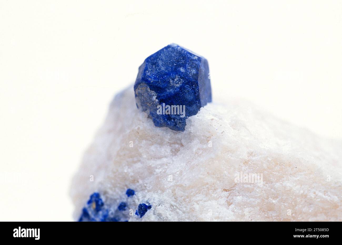 Lazurite is a complex silicate mineral from sodalite group. Crystal ...