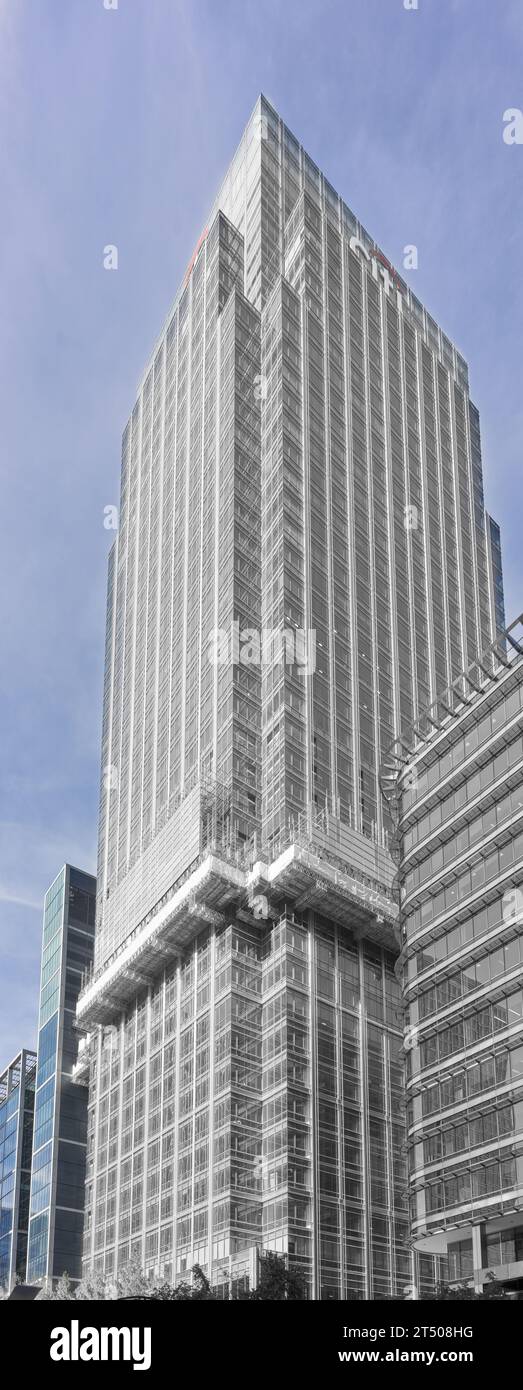 Citi Bank headquarters, 33 Canada Square, Canary Wharf financial ...