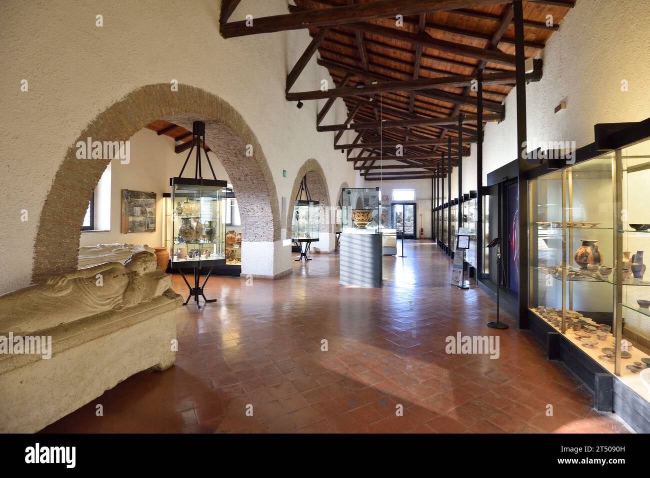 Museo Nazionale Archeologico Cerite, Cerveteri, Lazio, Italy Stock ...
