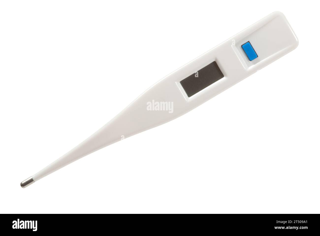 Medical digital thermometer isolated on white Stock Photo - Alamy