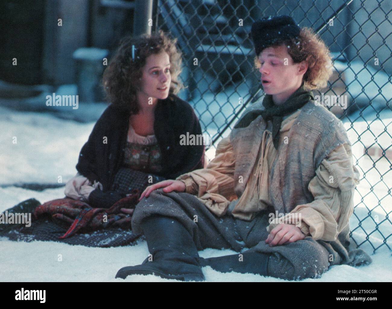 Maureen Teefy, Paul McCrane, on-set of the musical film, "Fame", MGM ...
