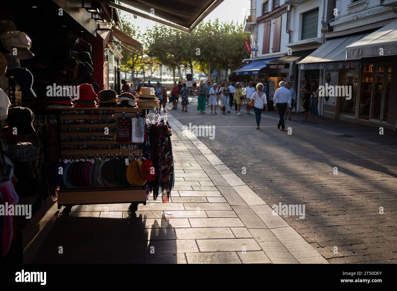 Saint Jean de Luz, fishing town at the mouth of the Nivelle river, in ...