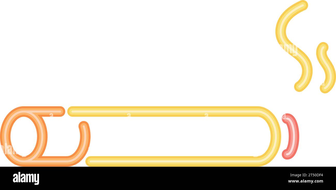 neon cigarette sign Stock Vector Image & Art - Alamy