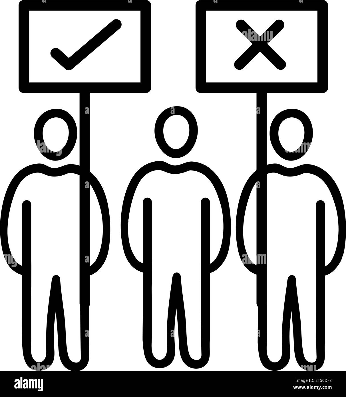 Group protests Stock Vector Images - Alamy