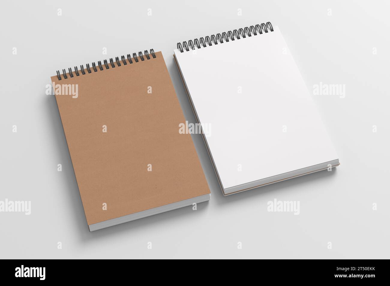 White closed spiral paper hi-res stock photography and images - Alamy