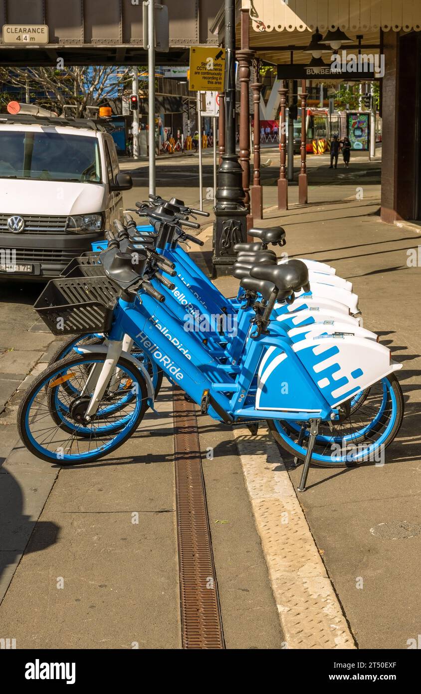 Helloride is an advanced fleet of Micromobility Devices for a bike sharing scheme, Sydney, NSW ...