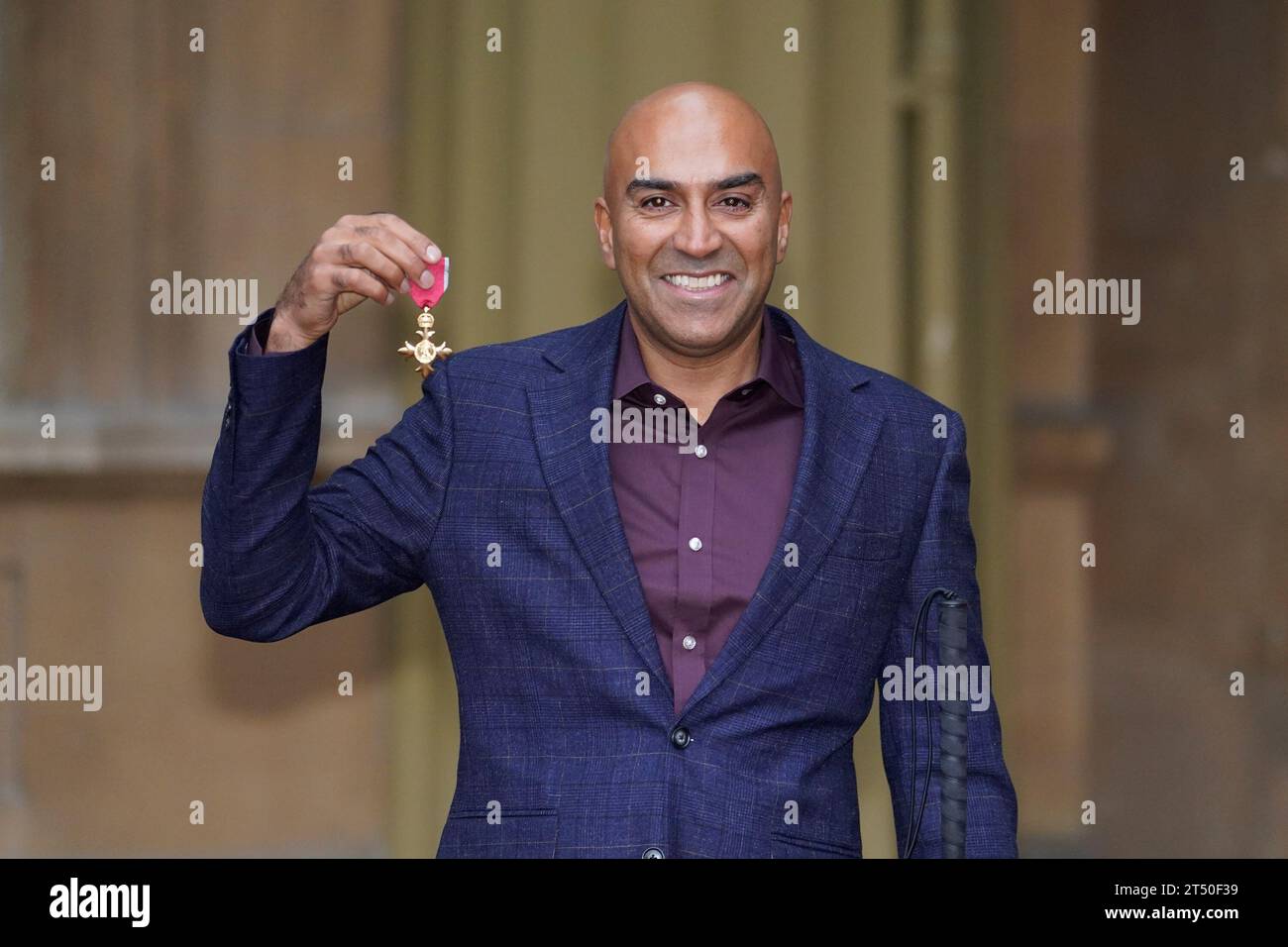 Broadcaster and entrepreneur Amar Latif, who lost his sight in his late ...