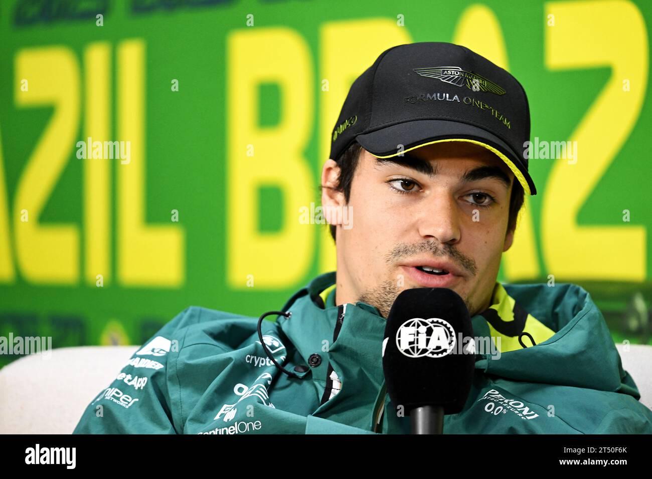 Sao Paulo, Brazil. 02nd Nov, 2023. Lance Stroll (CDN) Aston Martin F1 ...