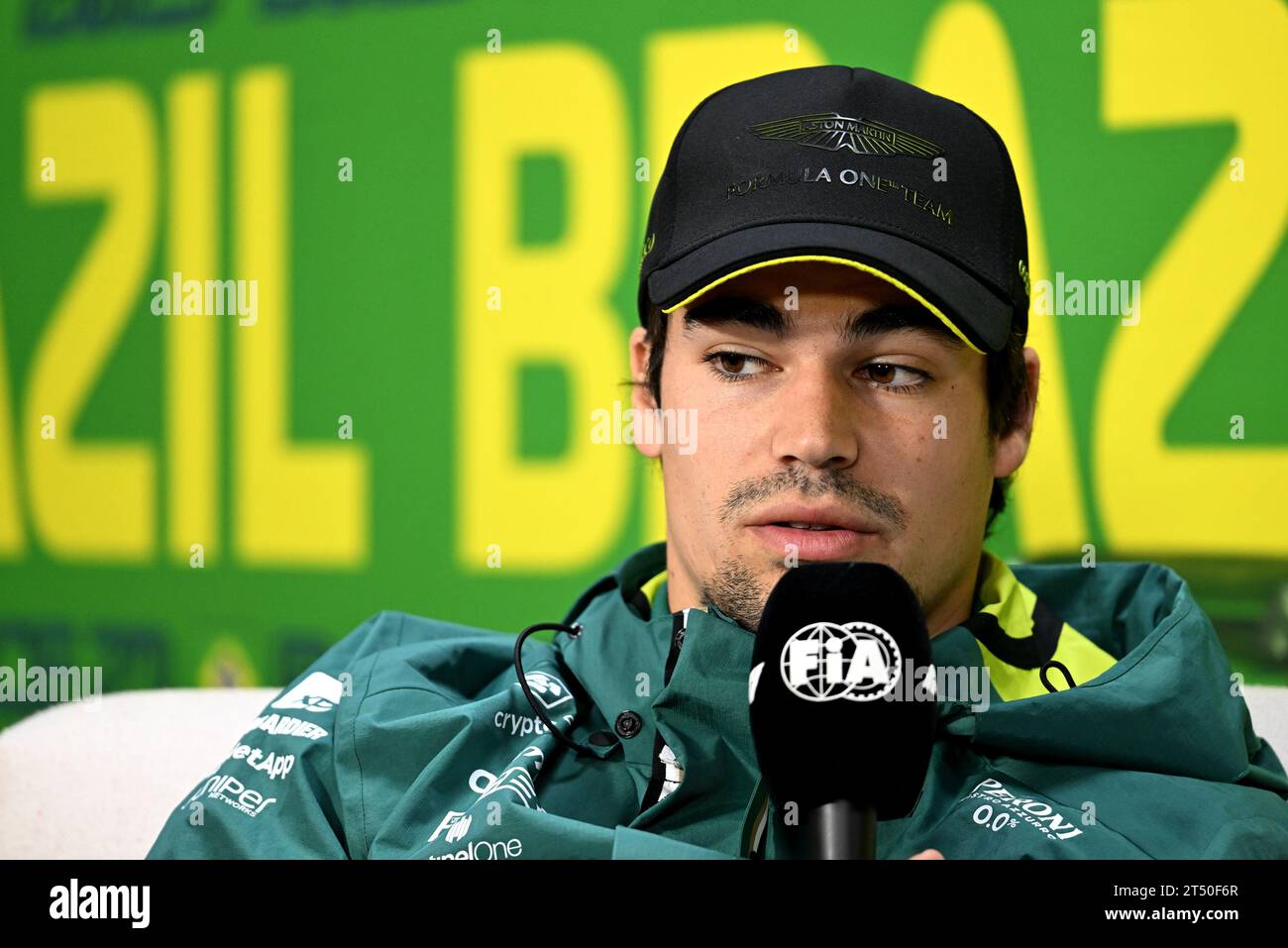 Sao Paulo, Brazil. 02nd Nov, 2023. Lance Stroll (CDN) Aston Martin F1 ...