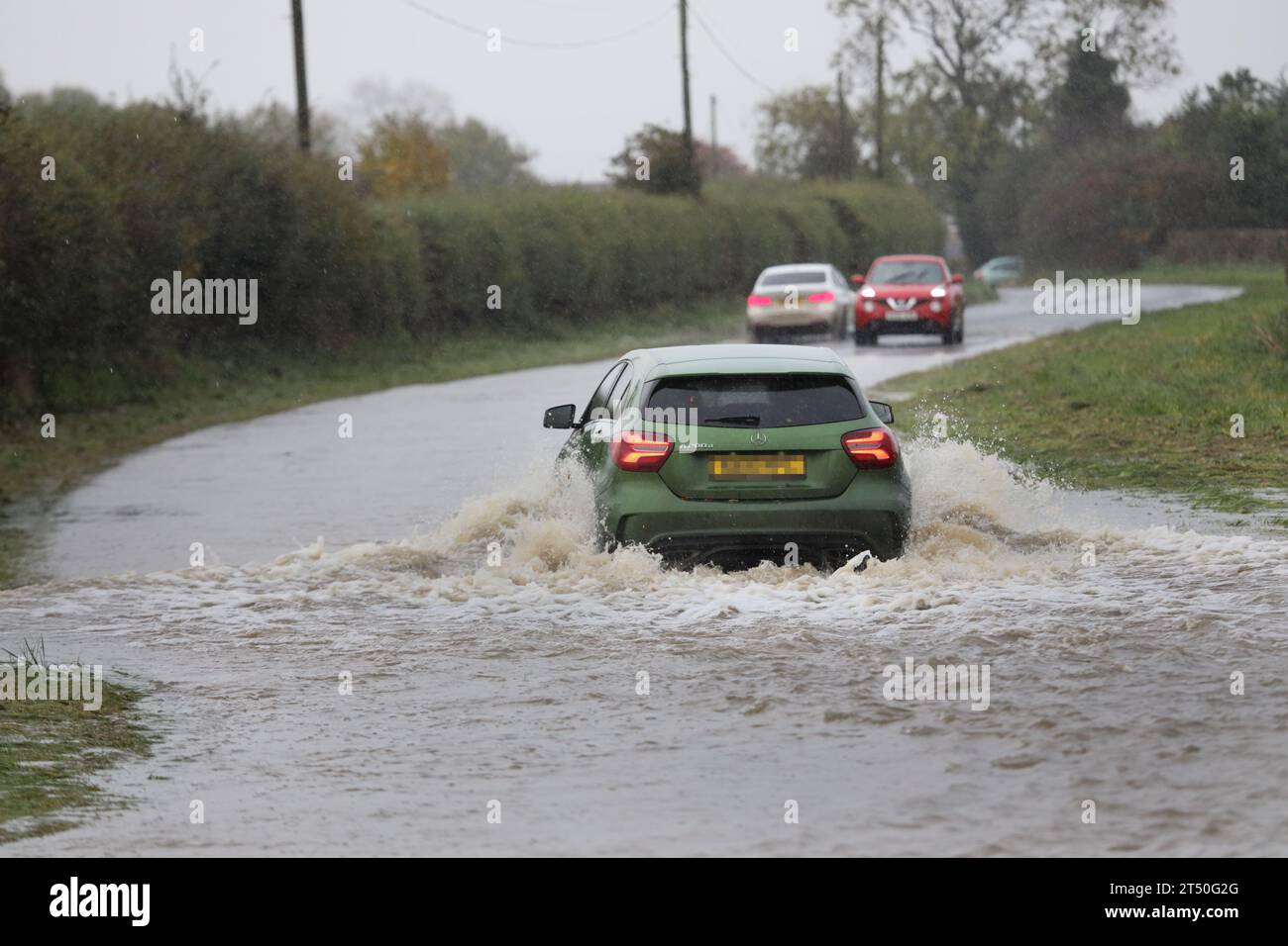 B6279, Summerhouse, Darlington, County Durham UK. 02nd November 2023 ...