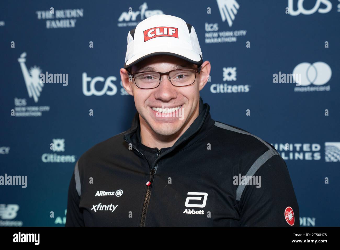 Daniel Romanchuk of USA attends TCS New York City Marathon Professional ...