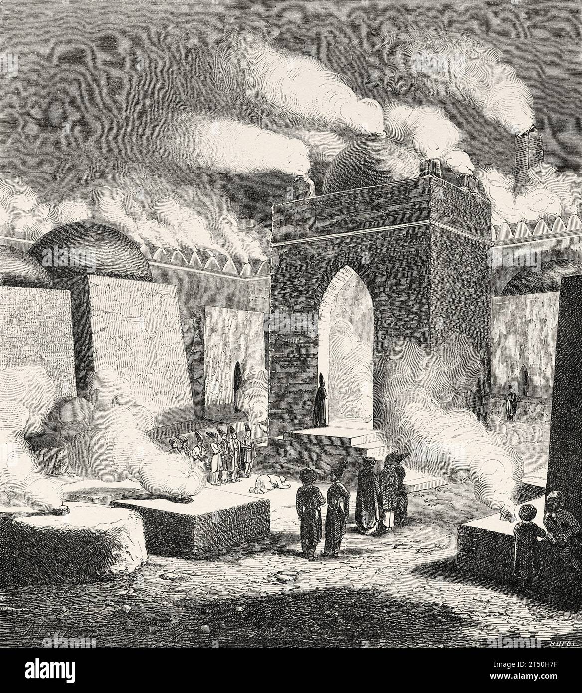 The Ateshgah of Baku often called the Fire Temple of Baku is a ...