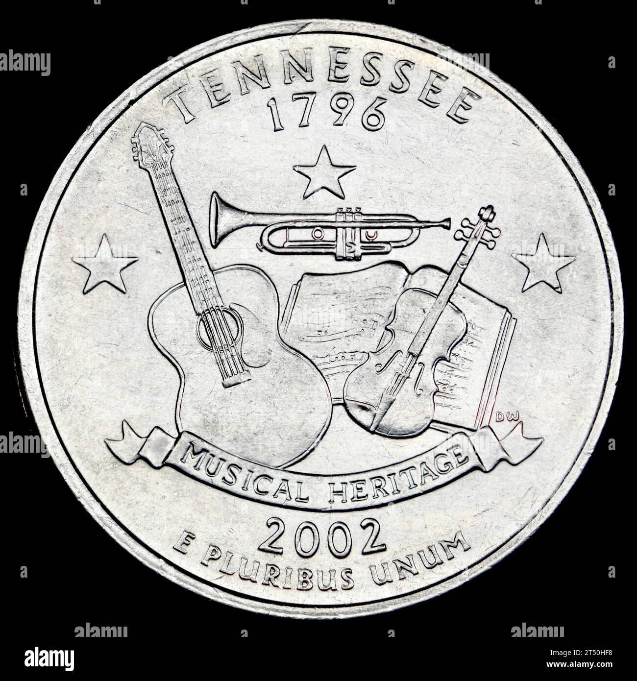 US Commemorative State Quarter Dollar : Tennessee (1796) Musical ...