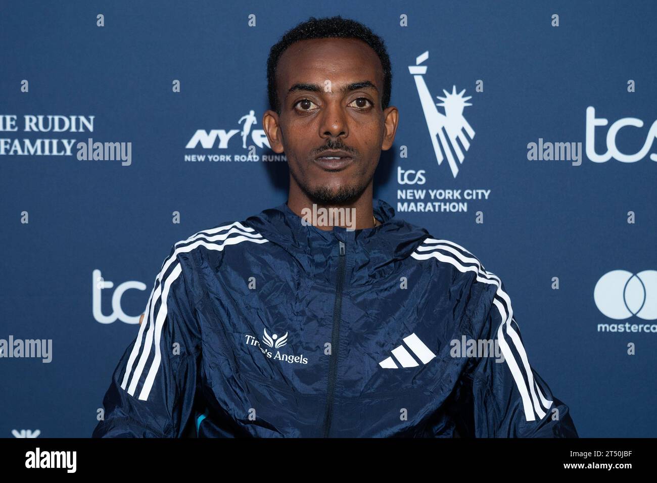 New York, USA. 02nd Nov, 2023. Tamirat Tola of Ethiopia attends TCS New ...