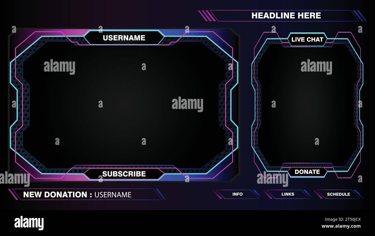 Screen overlay panel Stock Vector Images - Alamy
