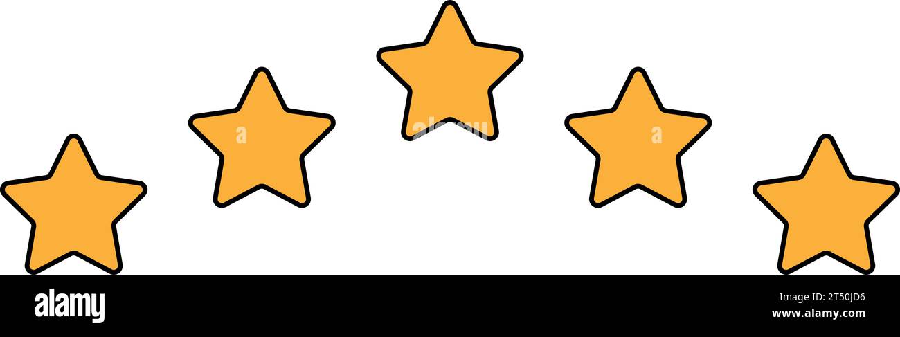 Star review rating icon Royalty Free Vector Image Stock Vector Image ...