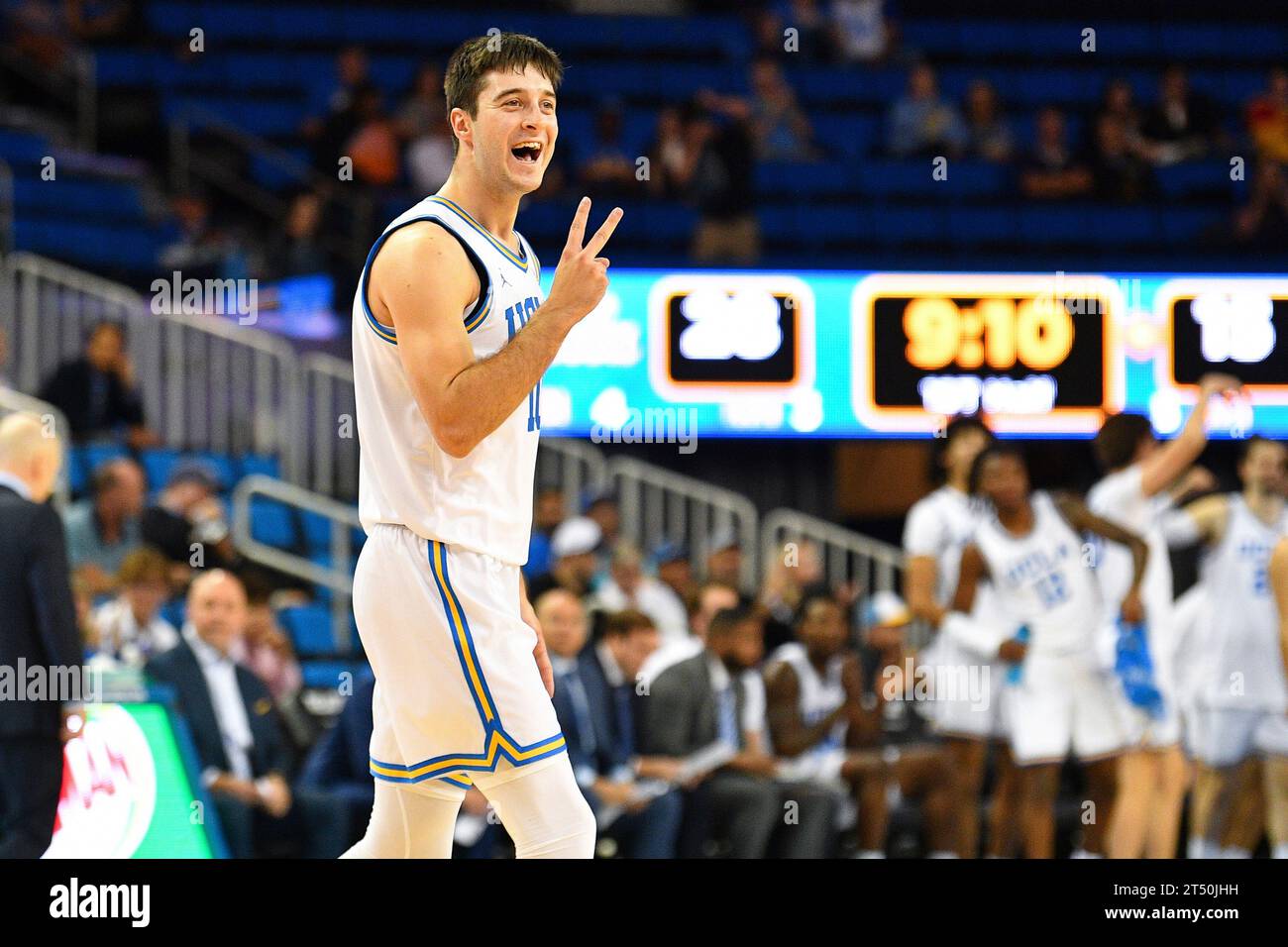 LOS ANGELES, CA - OCTOBER 31: UCLA Bruins guard Lazar Stefanovic (10 ...