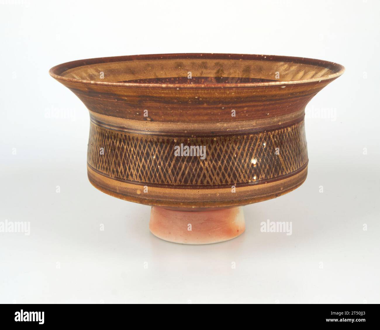 Vintage 1980-90s Mary Rich Studio Pottery gold lustre porcelain bowl ...