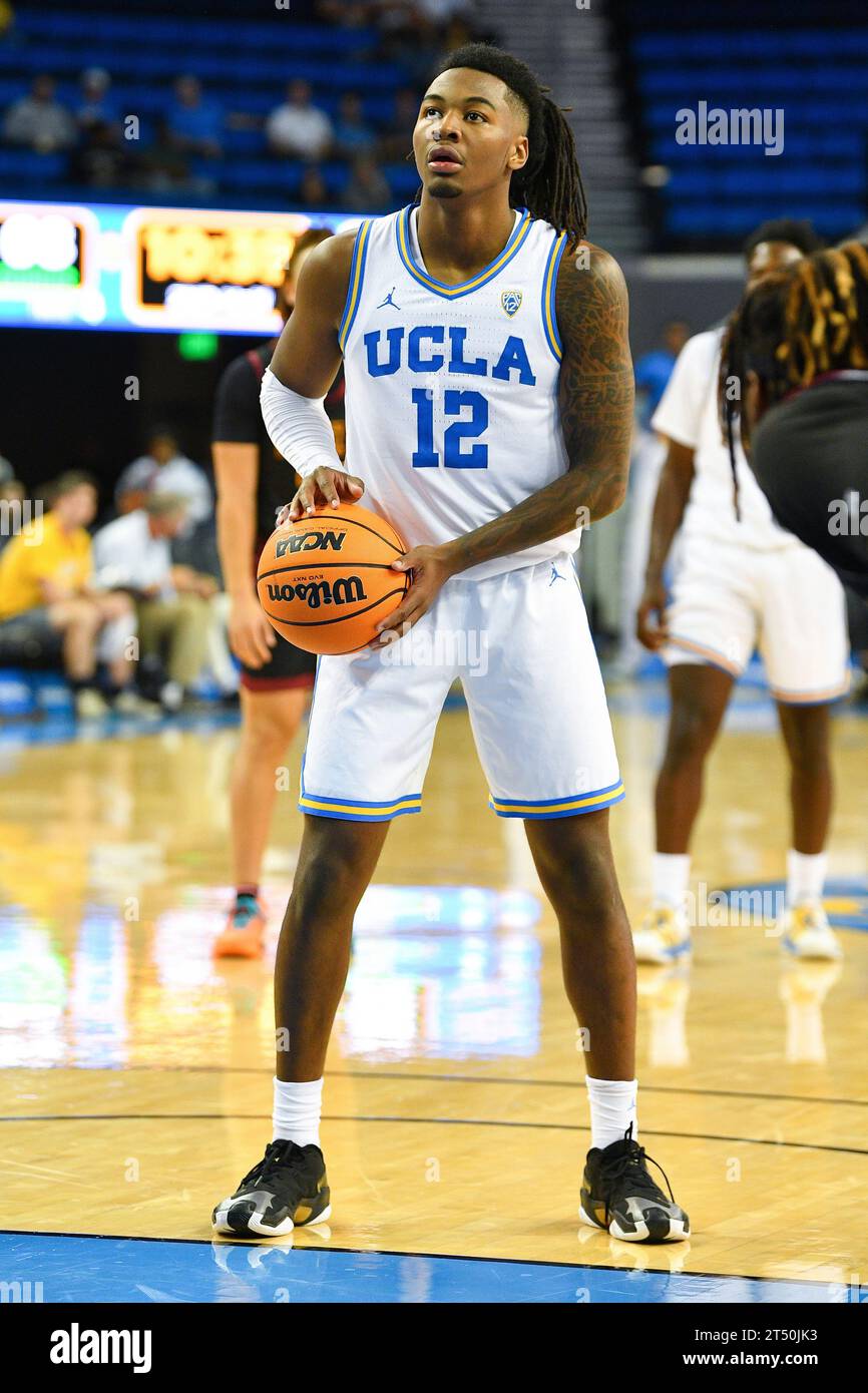 LOS ANGELES, CA - OCTOBER 31: UCLA Bruins guard Sebastian Mack (12 ...