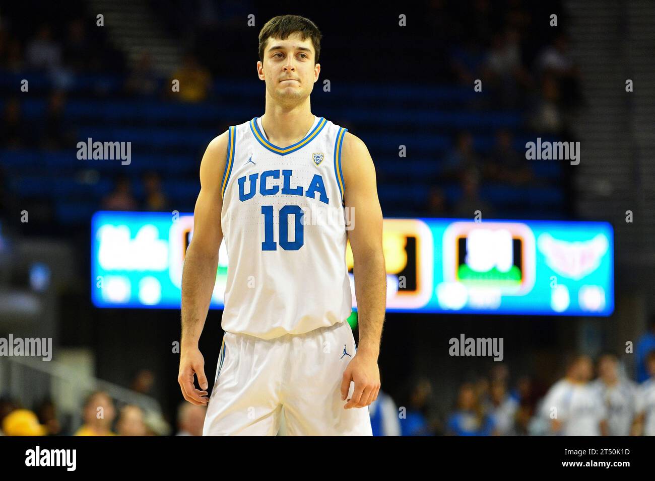LOS ANGELES, CA - OCTOBER 31: UCLA Bruins guard Lazar Stefanovic (10 ...